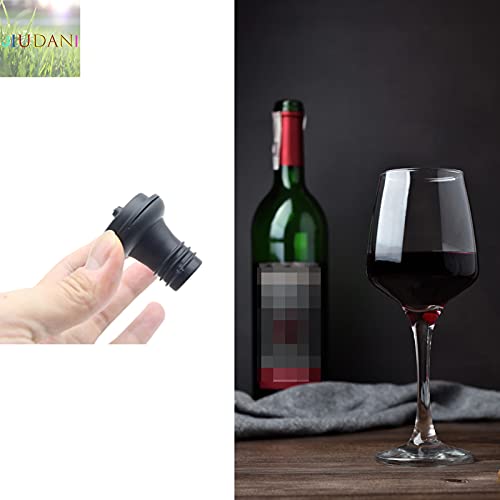 Wine Saver Vacuum Stoppers Pack of 6 Rubber Wine Stoppers, for Wine Saver Vacuum Pump Preserver, Bottle Rubber Corks to Preserve Wine Flavor Best Wine Air Vacuum Stoppers to Keep Wine Fresh