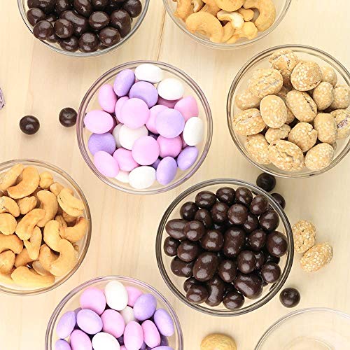 Lartique Mini 3.5 Inch Small Glass Bowls - Small Bowls Perfect for Prep, Dips, Nuts, or Candy - Meal Prep Bowls or Dessert Bowls, Set of 12