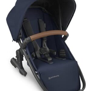 Vista V2 Stroller- NOA (Navy/Carbon/Saddle Leather) + Upper Adapters + RumbleSeat V2- NOA (Navy/Carbon/Saddle Leather)