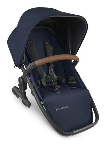 Vista V2 Stroller- NOA (Navy/Carbon/Saddle Leather) + Upper Adapters + RumbleSeat V2- NOA (Navy/Carbon/Saddle Leather)