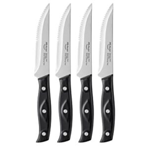 Mituer Steak Knives Steak Knife Set - Premium Stainless Steel Steak Knives set of 4