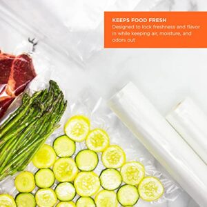 Black + Decker Vacuum Sealer Bags 8" x 20" Rolls, 2 Count, Use for Sous Vide or Meal Prep, BPA Free, Dishwasher Safe, Tear Resistant, Safe to Microwave, Boil, or Freeze