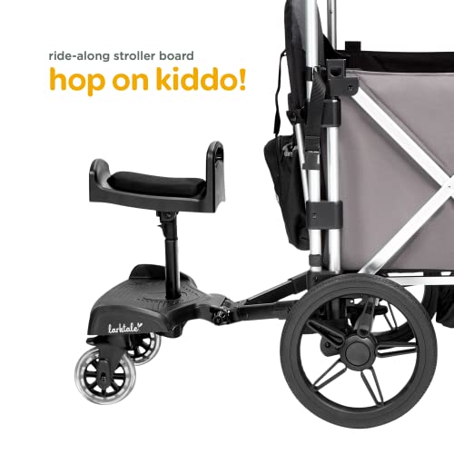 Larktale 2-in-1 Ride-Along Stroller Board | Universal Stroller Board with Sitting and Standing Configurations | Extra Space for an Extra Kid on your Stroller | Fits Most Single and Double Strollers