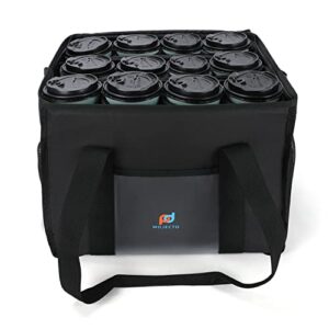 xx-large cooler bag for drinks. high density insulation, padded divider, shoulder strap, multiple pocket, sturdy zipper.