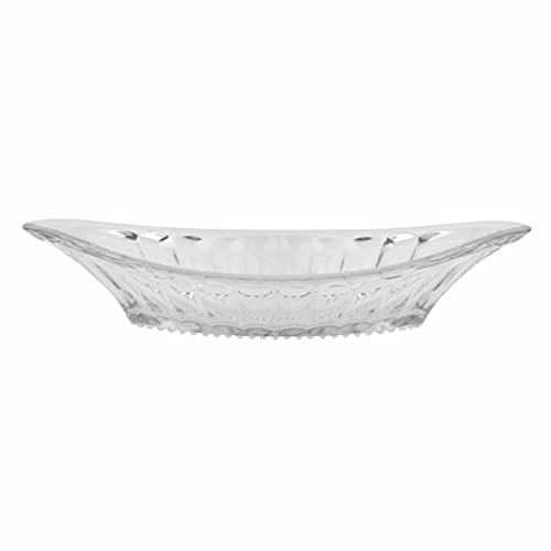 G.E.T. ICM-27-CL-EC Shatterproof Banana Split Ice Cream Dish, Plastic, 9.5" / 8 Oz, BPA Free (Set of 4),Clear