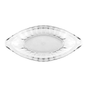 G.E.T. ICM-27-CL-EC Shatterproof Banana Split Ice Cream Dish, Plastic, 9.5" / 8 Oz, BPA Free (Set of 4),Clear