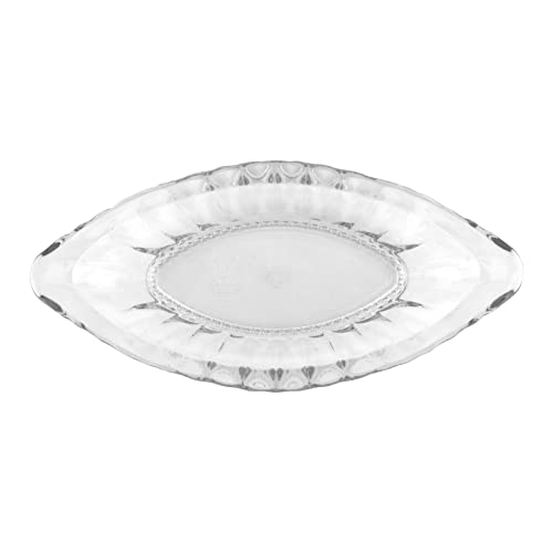 G.E.T. ICM-27-CL-EC Shatterproof Banana Split Ice Cream Dish, Plastic, 9.5" / 8 Oz, BPA Free (Set of 4),Clear