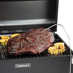 Cuisinart CPG-256 Portable Wood Pellet Grill and Smoker, Black and Dark Gray