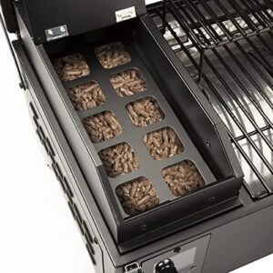 Cuisinart CPG-256 Portable Wood Pellet Grill and Smoker, Black and Dark Gray