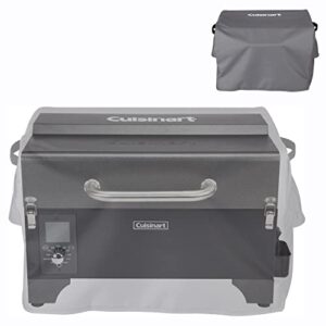 Cuisinart CPG-256 Portable Wood Pellet Grill and Smoker, Black and Dark Gray