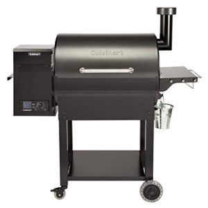 cuisinart cpg-700 grill and smoker, 52"x24.5"x49.3", deluxe wood pellet grill & smoker