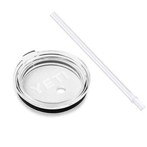 tama rambler shatter-proof dishwasher-safe replacement yeti lid and straw 30oz (30oz)