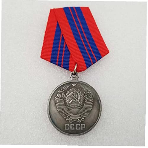 Zonster Commemorative Medal Antique Crafts Soviet Public Order Protection Medal Collectible Gift for Collector