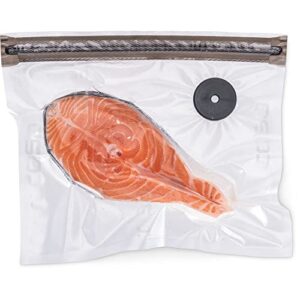 CASO Design premium quality, Zip vacuum bags, BPA-Free vacuum 6 quart size, 8 half gallon size, & 6 gallon size