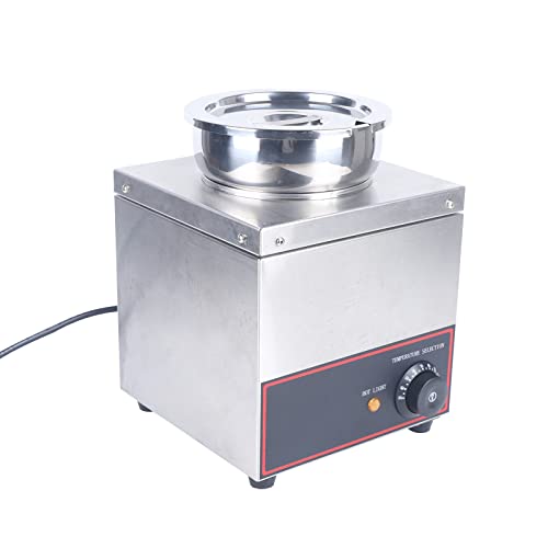 110V Nacho Cheese Dispenser Hot Fudge Dispenser, 150W Cheese Warmer 30-110 ℃ Cheese Dispenser Warmer Commercial Food Warmer for Soups, Chocolate, Caramel, Restaurants, Cafeterias (86-230 ℉)