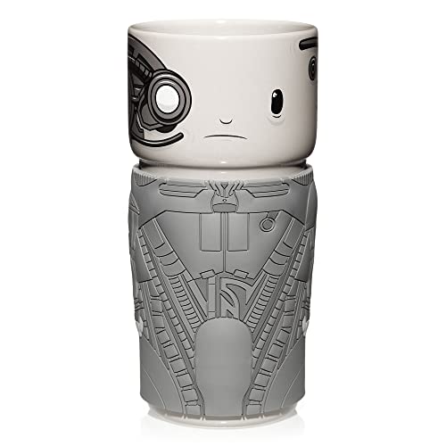 CosCups by Numskull Star Trek Borg Ceramic Mug Gift with Rubber Sleeve 400ml - Official Star Trek Merchandise