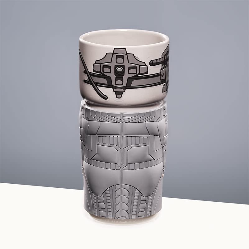 CosCups by Numskull Star Trek Borg Ceramic Mug Gift with Rubber Sleeve 400ml - Official Star Trek Merchandise