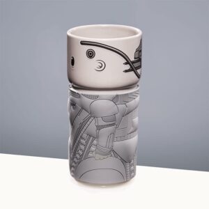 CosCups by Numskull Star Trek Borg Ceramic Mug Gift with Rubber Sleeve 400ml - Official Star Trek Merchandise