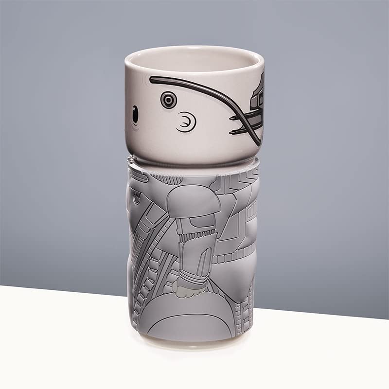 CosCups by Numskull Star Trek Borg Ceramic Mug Gift with Rubber Sleeve 400ml - Official Star Trek Merchandise