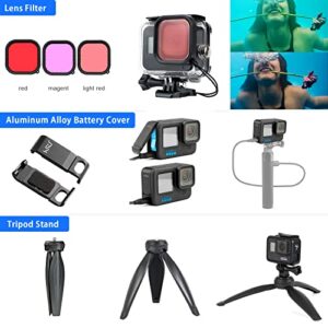 HSU 72-in-1 Accessory Bundle Kit for GoPro Hero11 Black & Hero10 Black & Hero 9 Black