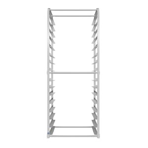 Krollen Industrial 16 Pan Aluminum End Load Sheet / Bun Pan Rack for Reach-Ins - Unassembled