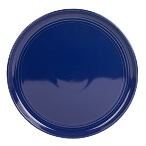 Double Line 10.5" Dinner Plate, Set of 6, Cobalt Blue