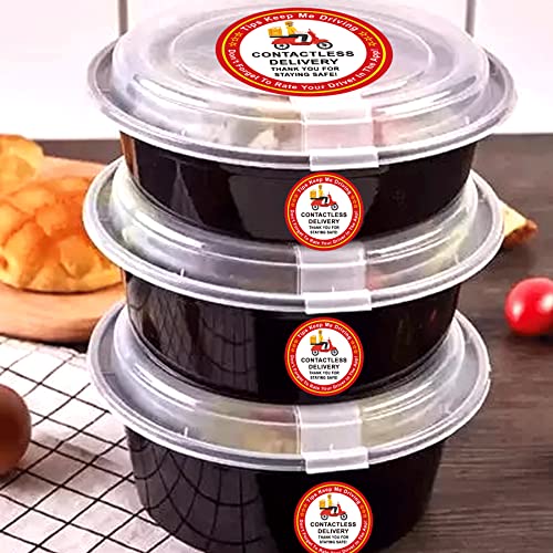 Food Delivery Tamper Evident Stickers 5 Star Review Delivery Labels for Food Seal 2 Inch Thank for Your Order Tamper Evident Sealed Freshness Labels 250 Pcs Take Out and Food Delivery Sticker