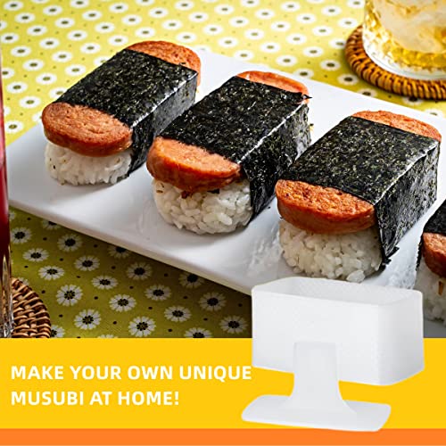 NCYOEW Musubi Maker, Musubi Press Mold, Hawaiian Musubi Making Kit - Make Your Own Sushi at Home (Pack of 2)