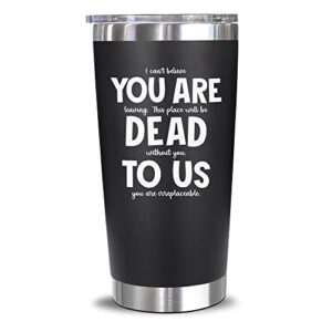 neweleven coworker leaving gifts - farewell gifts, going away gift for coworker - new job gifts, goodbye gifts, good luck gifts for coworkers, friends, boss, men, women - 20 oz tumbler