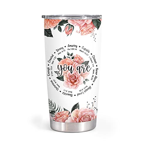 Gifts for Women, Mom, Friend - Christian Gifts for Women - Inspirational Gifts for Women - Religious Gifts For Women - Birthday Gifts for Women, Mothers Day Gifts for Mom from Daughter - 20 Oz Tumbler