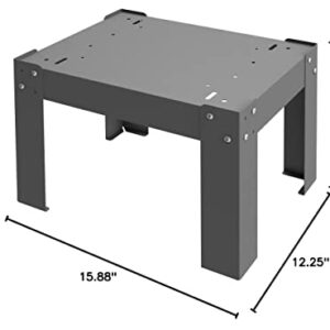 Durham 315B-95 Gray Steel Base for Small Bearing Racks, 15-7/8" Width x 15" Height x 12-1/4" Depth