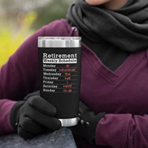 Retirement Gifts For Men Women 2023 - Retired Gifts For Women, Men - Retirement Party Decorations - Fun Retirement Gifts For Women, Men, Retired People, Coworkers, Friends - 20 Oz Tumbler