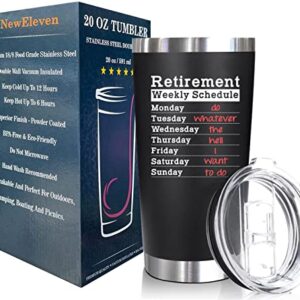 Retirement Gifts For Men Women 2023 - Retired Gifts For Women, Men - Retirement Party Decorations - Fun Retirement Gifts For Women, Men, Retired People, Coworkers, Friends - 20 Oz Tumbler