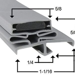 Passeal – 37454 Door Gasket Size - 28 1/2 x 79 - Nor-Lake Door Seal for Cooler or Freezer – Compatible with Nor-Lake 37454 Refrigeration Gasket