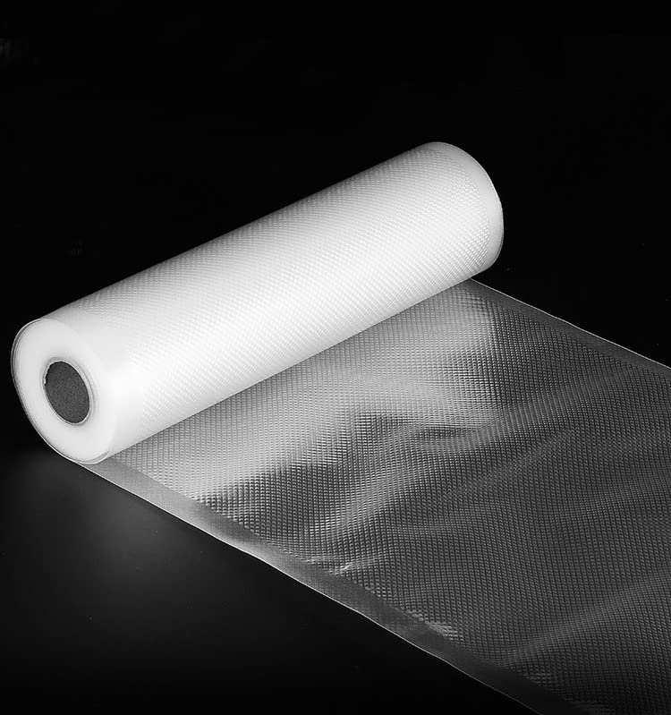 Beeiee Vacuum Sealer Bags for Food Saver 5" x 16', Seal a Meal, Rolls with BPA Free,Heavy Duty,Great for vac storage, Meal Prep or Sous Vide (5" x 16')