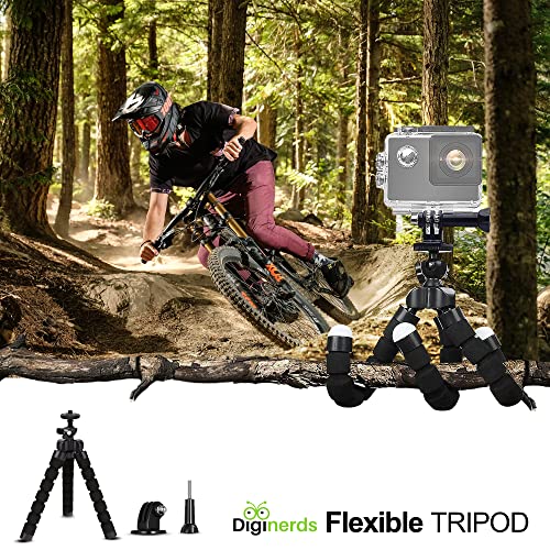 DigiNerds 50 in 1 Action Camera Accessory Kit Compatible with GoPro Hero11/10/9/8/7/6/5, GoPro Max, GoPro Fusion, Insta360, DJI Osmo Action, AKASO, and More