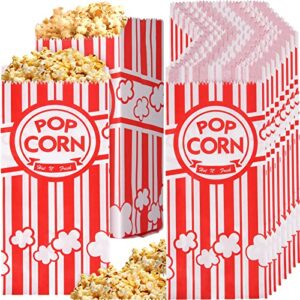 500 pieces paper popcorn bags, 1 oz popcorn bags individual servings for popcorn machine party, pop corn bag bulk