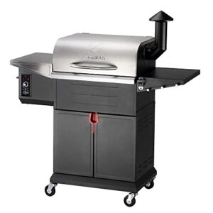 z grills 8 in 1 wood pellet grill & smoker with pid controller, 572 sq in cooking area, direct flame access, 600d3e