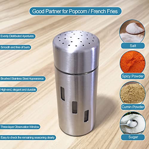 French Fry Scoop, Popcorn Scoop and Dredge Bundle, Miao'er Popcorn Scooper for Popcorn Machine, Stainless Steel, Easy to Use