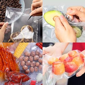 Vacuum Food Sealer Rolls Bags,2 Packs 10 in x16 ft Storage Bags for Vacuum Sealer Machines, Durable Commercial Customized Size Food Bags for Food Storage and Sous Vide Cooking