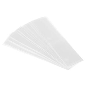 patikil 118x30mm perforated shrink bands, 400 pack pvc heat shrink wrap band fits cap diameter 2.76 to 2.91 inch for jars cans, clear