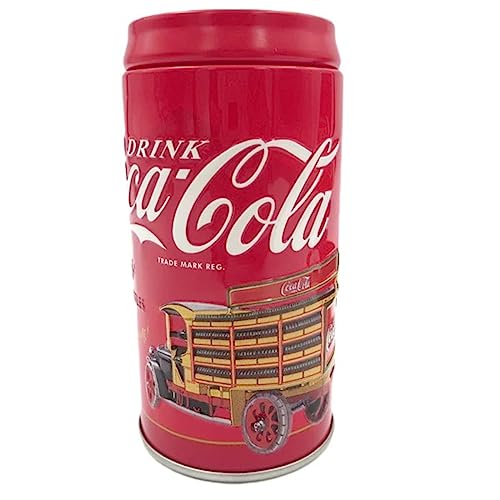 The Tin Box Company Coca Cola Salt and Pepper Set with Holder, Red (776817-12)