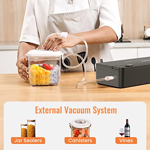 Automatic Vacuum Sealer Machine, ITRUSOU 95kPa Food Vacuum Sealer, Built-in Cutter 10 IN 1 Vacuum Air Sealing with 10PCS Free Bag