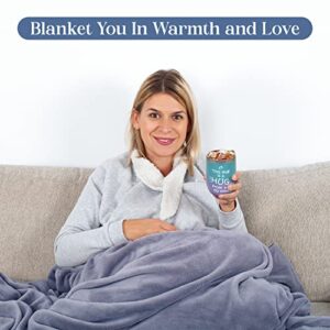 Get Well Soon Gifts for Women Care Package for Women Get Well Gift Basket with Flannel Throw Blankets