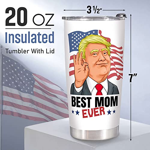 Gifts for Mom from Daughter, Son, Kids - Mom Gifts from Daughter, Son for Christmas, Mothers Day - Birthday Gifts for Mom, Mom Birthday Gifts - Funny Presents for Mom, Best Mom Ever Gifts Tumbler 20Oz