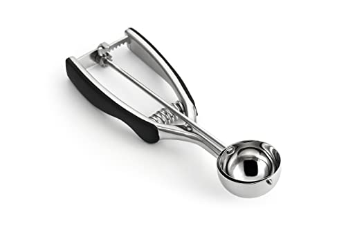 Spring Chef Ice Cream Scoop and Medium Cookie Scoop Bundle - Black