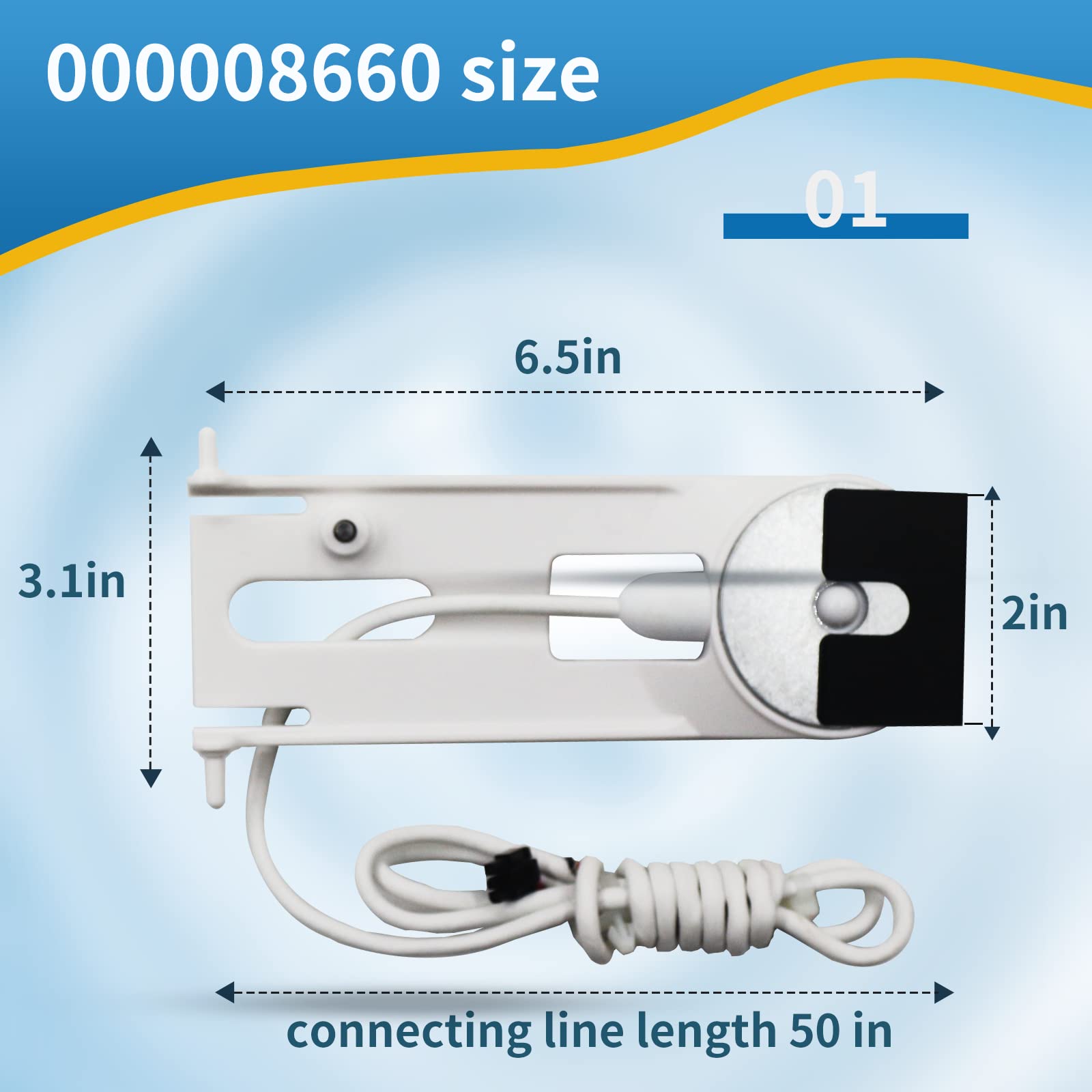 Jacqueline New Upgraded 000008660 Ice Thickness Control Probe Assembly (OEM) Compatible with Manitowoc I Series Ice Thickness Control-1 Year Warranty