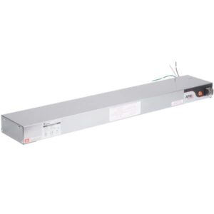 apw wyott fd-36h-t 36" high wattage calrod strip food warmer with toggle controls - 120v, 920w