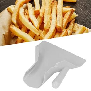 French Fry Bagger Scoop, Kitchen Utensils Scratch Resistant French Fry Scoop Quick Bagging Heat Resistant for Restaur for Buffets for Hotels