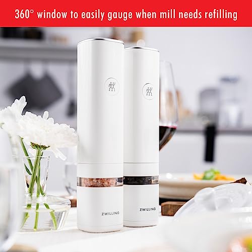 ZWILLING Enfinigy 2-pc Electric Salt/Pepper Mill Set